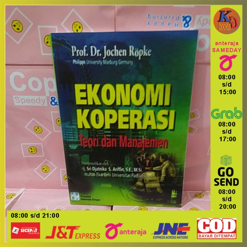 Jual Ekonomi Koperasi Teori dan Manajemen Jochen Ropke | Shopee Indonesia