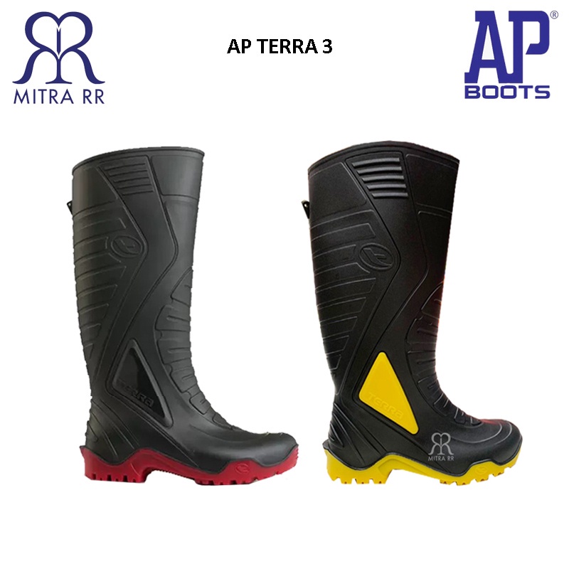 Jual AP Boots Terra 3 Merah / Kuning - Sepatu Boot Kerja Konstruksi ...