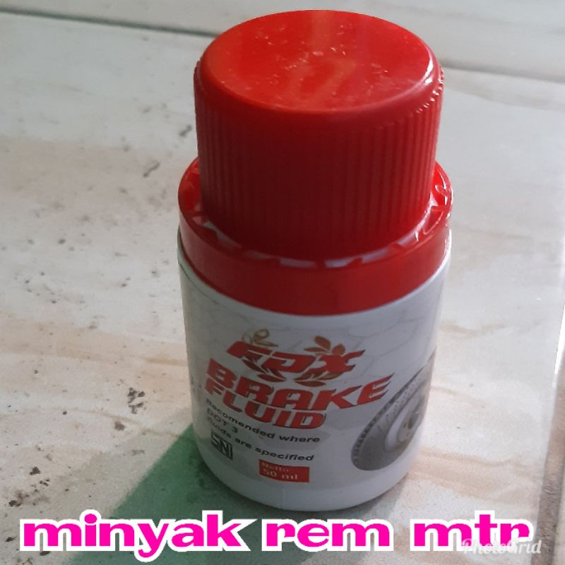 Jual Minyak Rem Motor Brake Fluid Dod 3 Oil Oli FDX 50ml Cakram Tromol ...