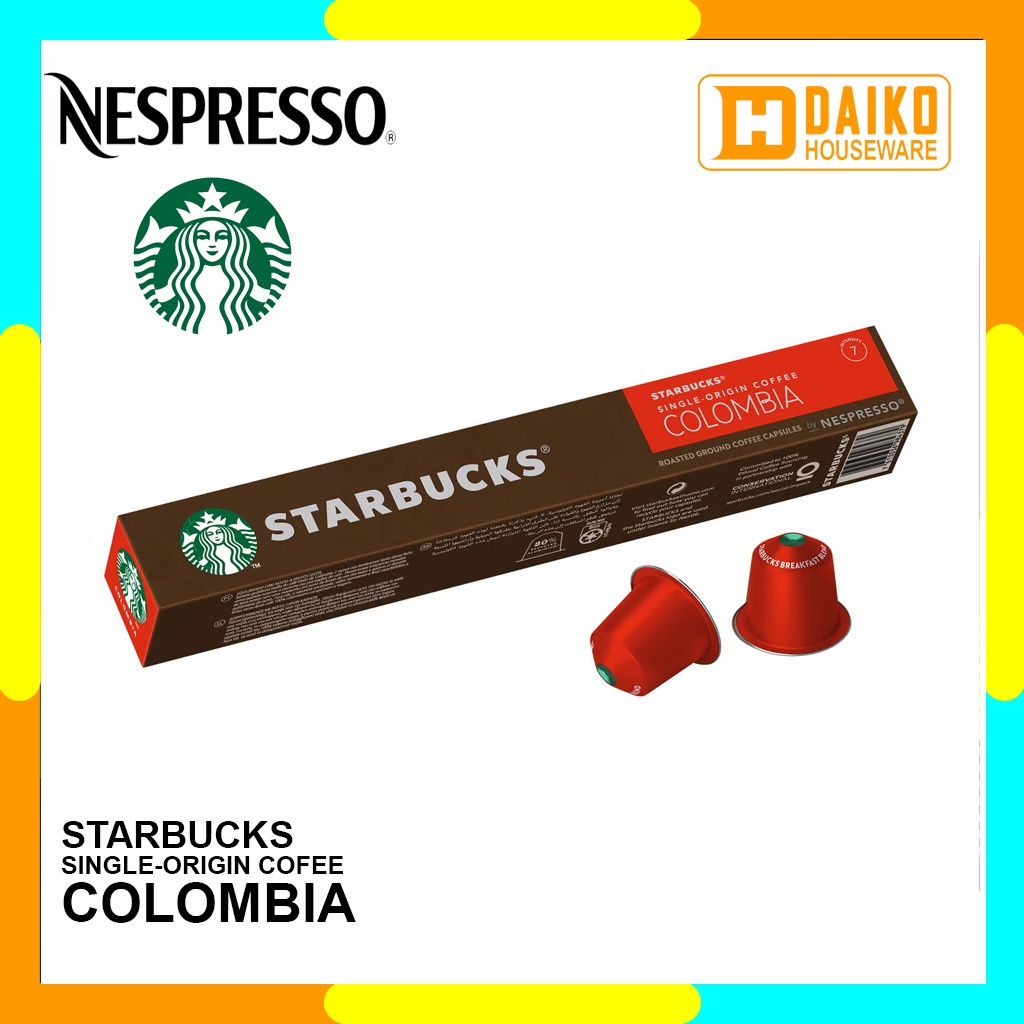 Jual Starbucks Nespresso Capsule Coffee Pack - Kopi Kapsul Starbucks ...