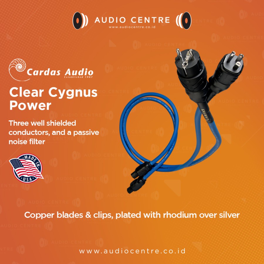 Jual Cardas Audio Clear Cygnus Power Schuko EU Plug power cable | Shopee Indonesia