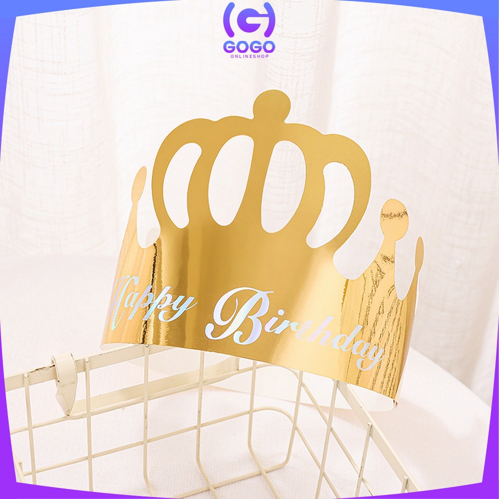 Jual GOGO-C790 Topi Anak Ulang Tahun Kertas Bentuk Mahkota / Crown ...