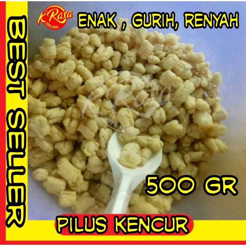Jual Pilus cikur / pilus kencur K'rasa 500 gr enak, gurih dan renyah ...