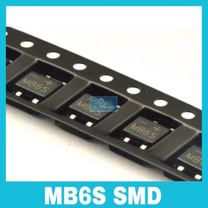 Jual MB6S Diode bridge Rectifier 600V 0.5A SMD SOP-4 Dioda MB6S ...