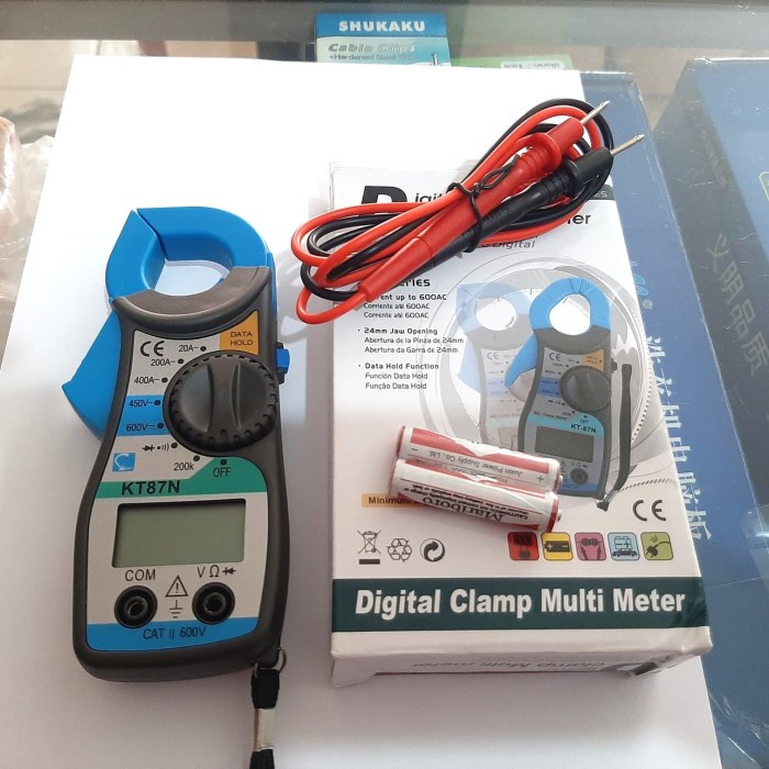 Jual Listrik Digital Clamp Meter Tang Ampere Multi 87 Tank Amper ...