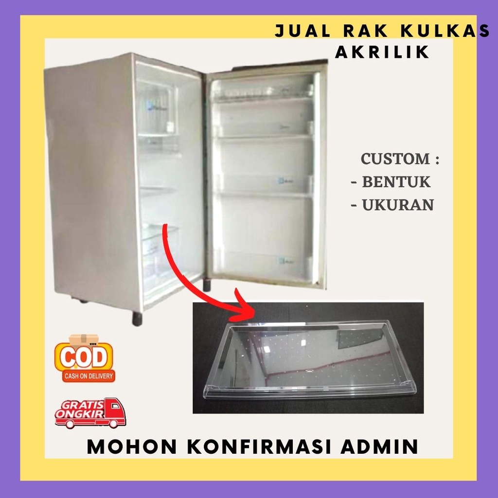 Jual Rak Kulkas Toshiba Glacio 1 Pintu Custom | Shopee Indonesia