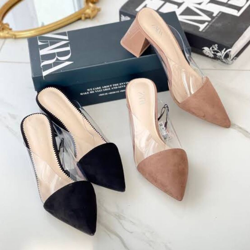 Jual ZR 15530 Heels Tahu Free Box | Shopee Indonesia
