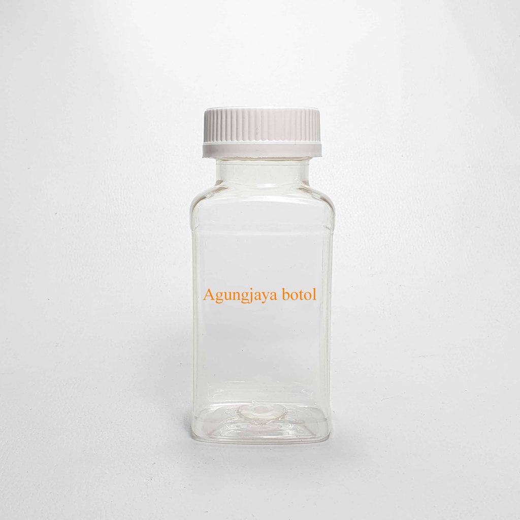 Jual Pet 150 Ml Sq Natural Tutup Centrum Ulir Press Dof / Botol Plastik ...
