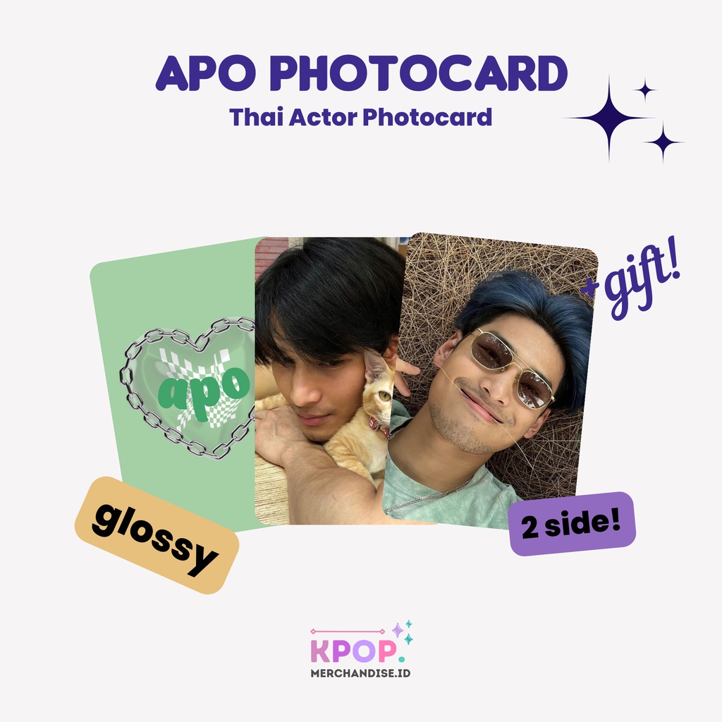 Jual APO NATTAWIN PHOTOCARD COLOR THAI ACTOR | Shopee Indonesia