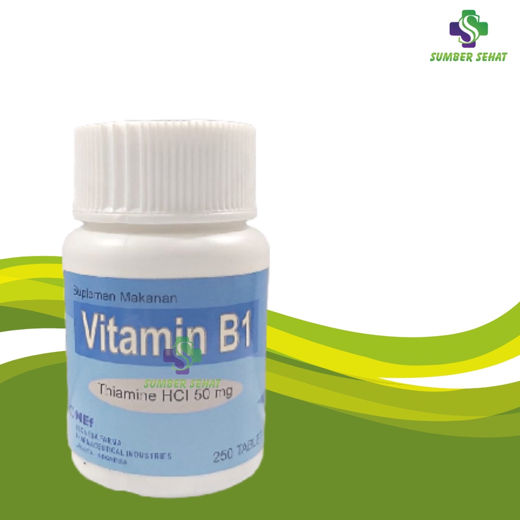 Jual VITAMIN B1 50 MG MEGA ESA FARMA BOTOL 250 TABLET | Shopee Indonesia