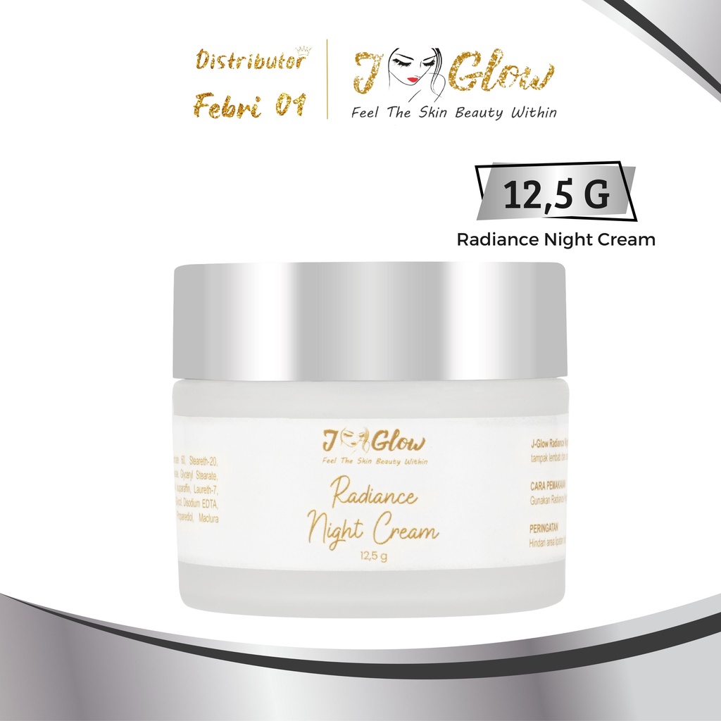 Jual JGLOW SKINCARE Radiance Night Cream (membantu merawat serta ...