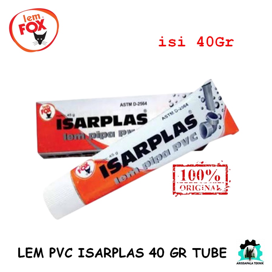 Jual Lem Pipa Pvc Lem Paralon ISARPLAS Lem Pralon PVC ISARPLAS TUBE 45 Gr | Shopee Indonesia