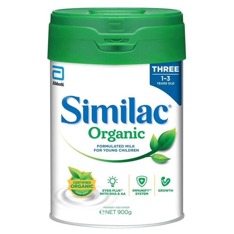 Jual Abbott Similac Organic Formulated Mlik Formula Stage 3 900g ...