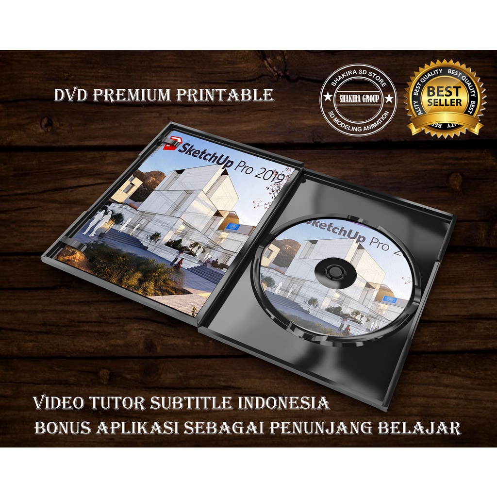 Jual DVD SketchUp 2019 and VRay 4 Video Tutorial Mastering SUBTITLE ...