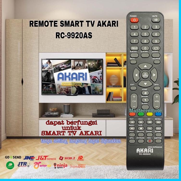 Jual Harga murah REMOT REMOTE SMART TV AKARI LCD LED RC-9920AS IDG ...