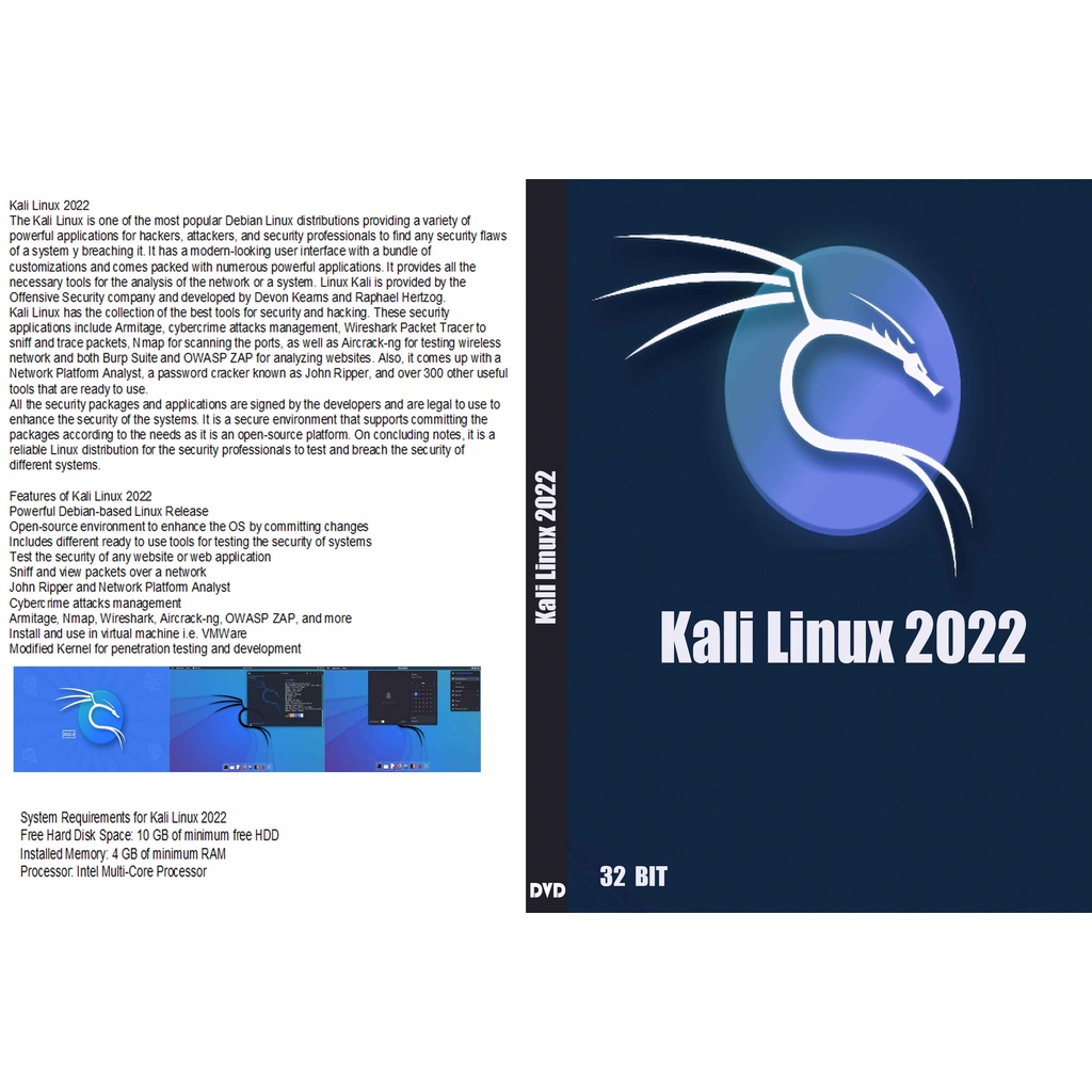 Jual Kali Linux 2022 32 BIT | Shopee Indonesia