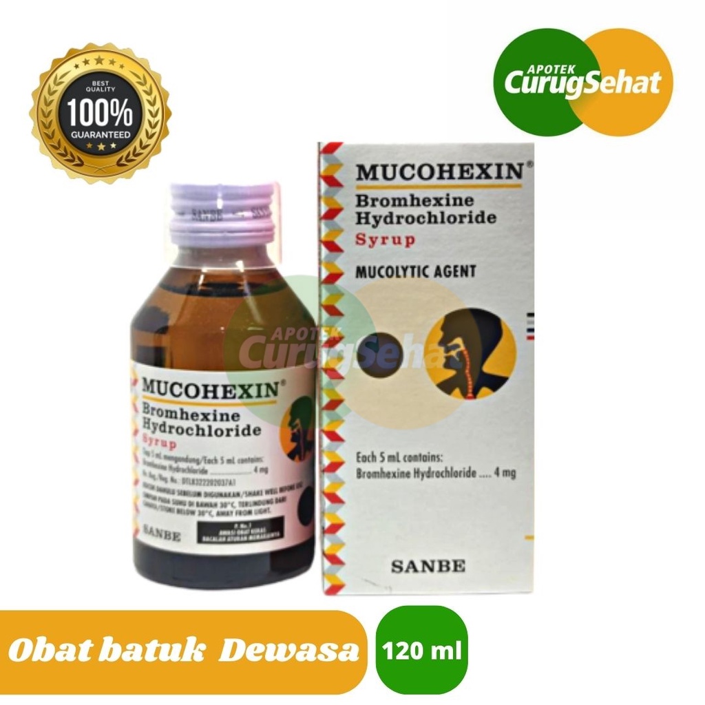 Jual Mucohexin Sirup Obat Batuk Berdahak Dewasa Obat Batuk Sirup Dewasa ...