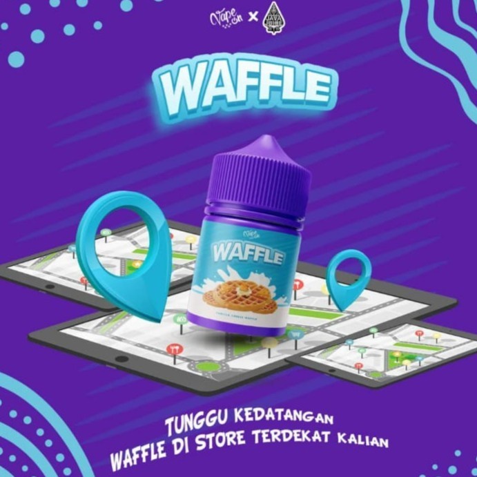 Jual LIQUID WAFFLE V1 VANILLA CHEESE WAFFLE FREEBASE 60ML BY JAVA JUICE ...