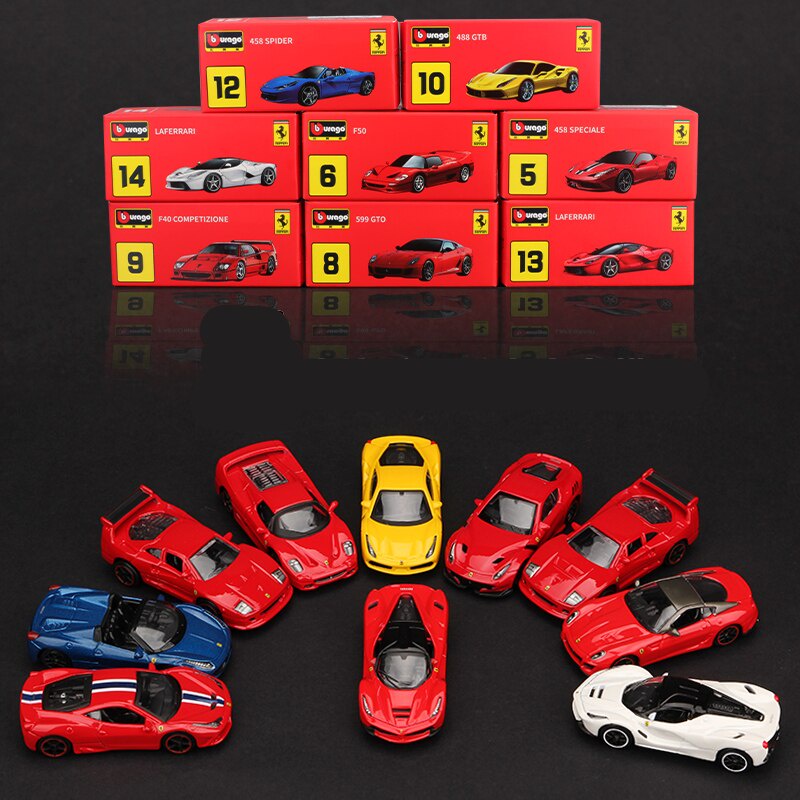 Jual PREORDER Bburago 1:64 Ferrari F40 F50 F12 TBF LaFerrari Alloy Sports Car Model Simulation ...