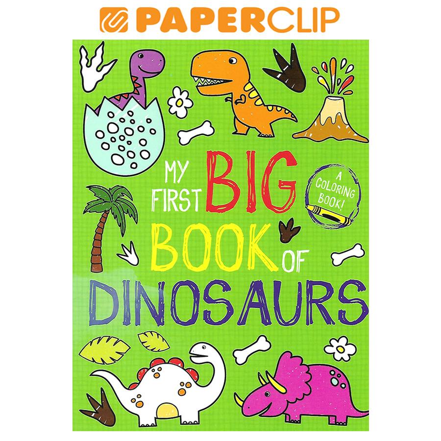 Jual MY FIRST BIG BOOK OF DINOSAURS : COLORING BOOK | Shopee Indonesia