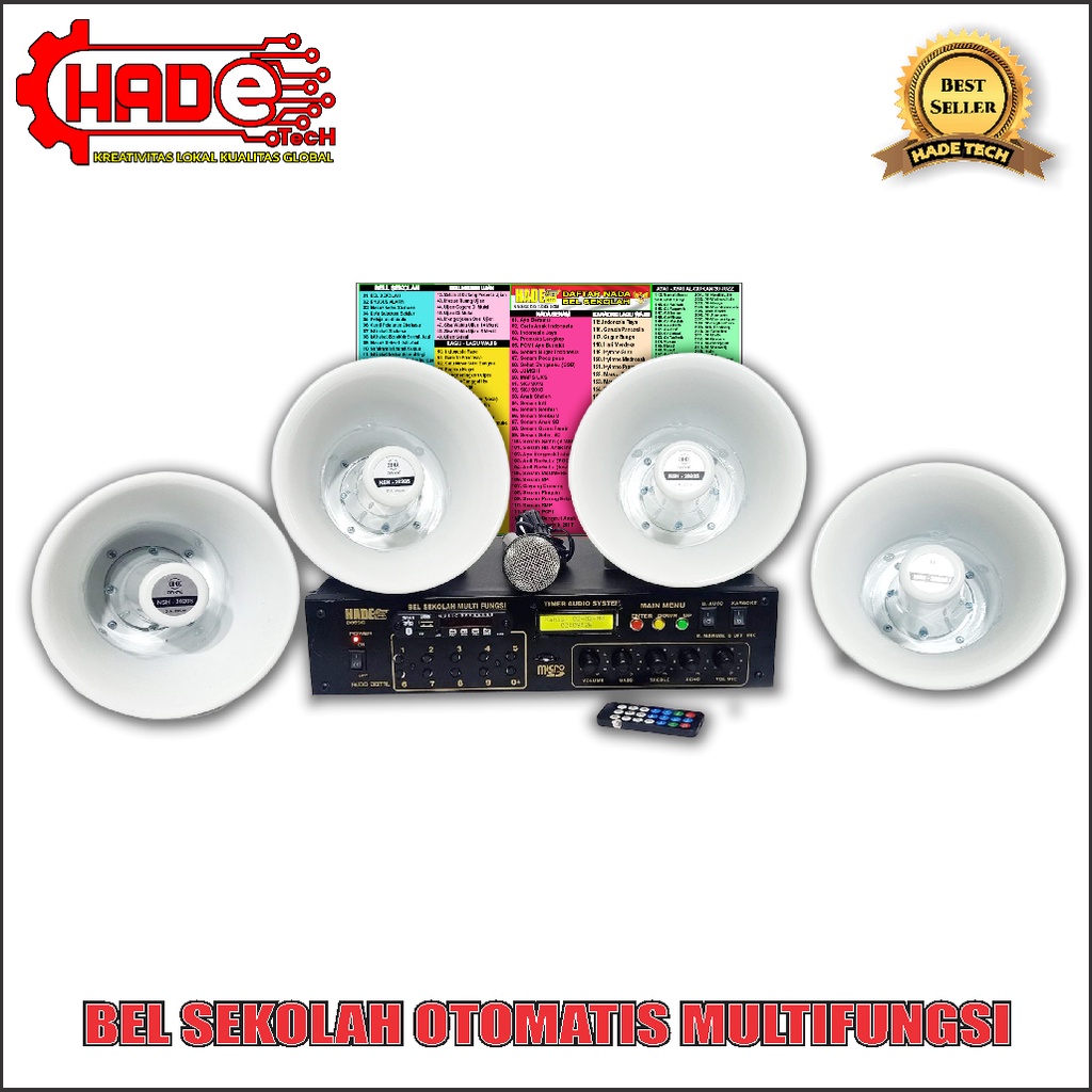 Jual Bel sekolah otomatis 4Horn | Shopee Indonesia