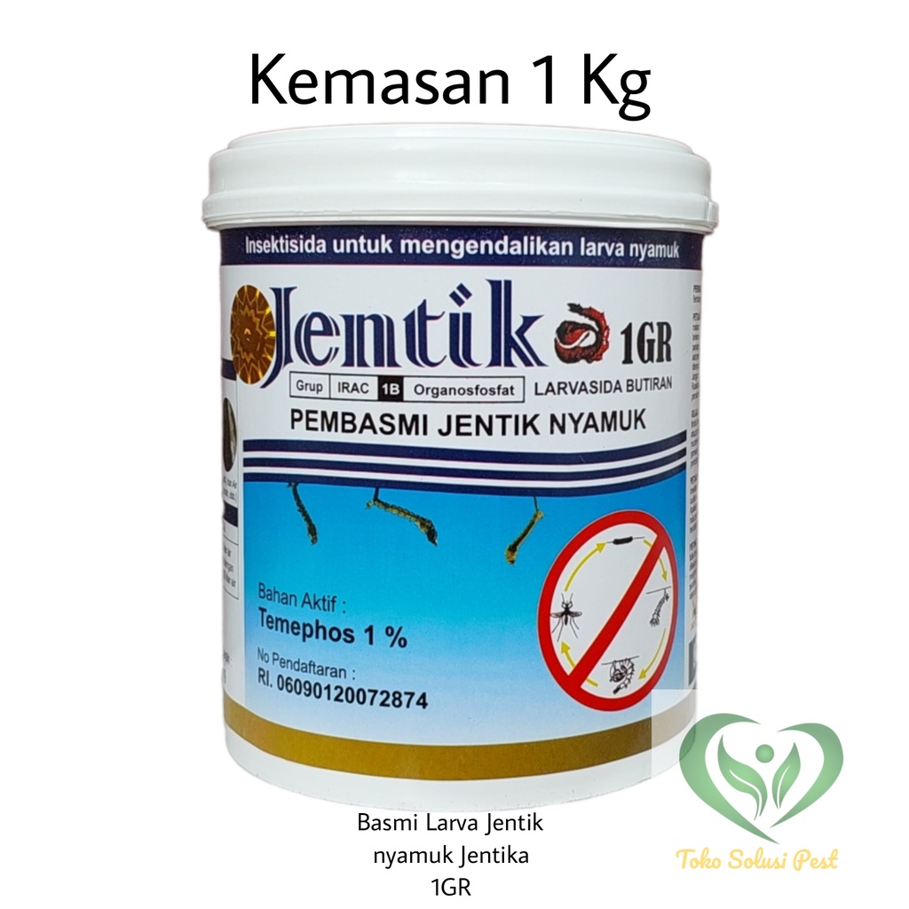 Jual Jentika 1 GR pembasmi jentik nyamuk larvasida isi 1Kg | Shopee ...