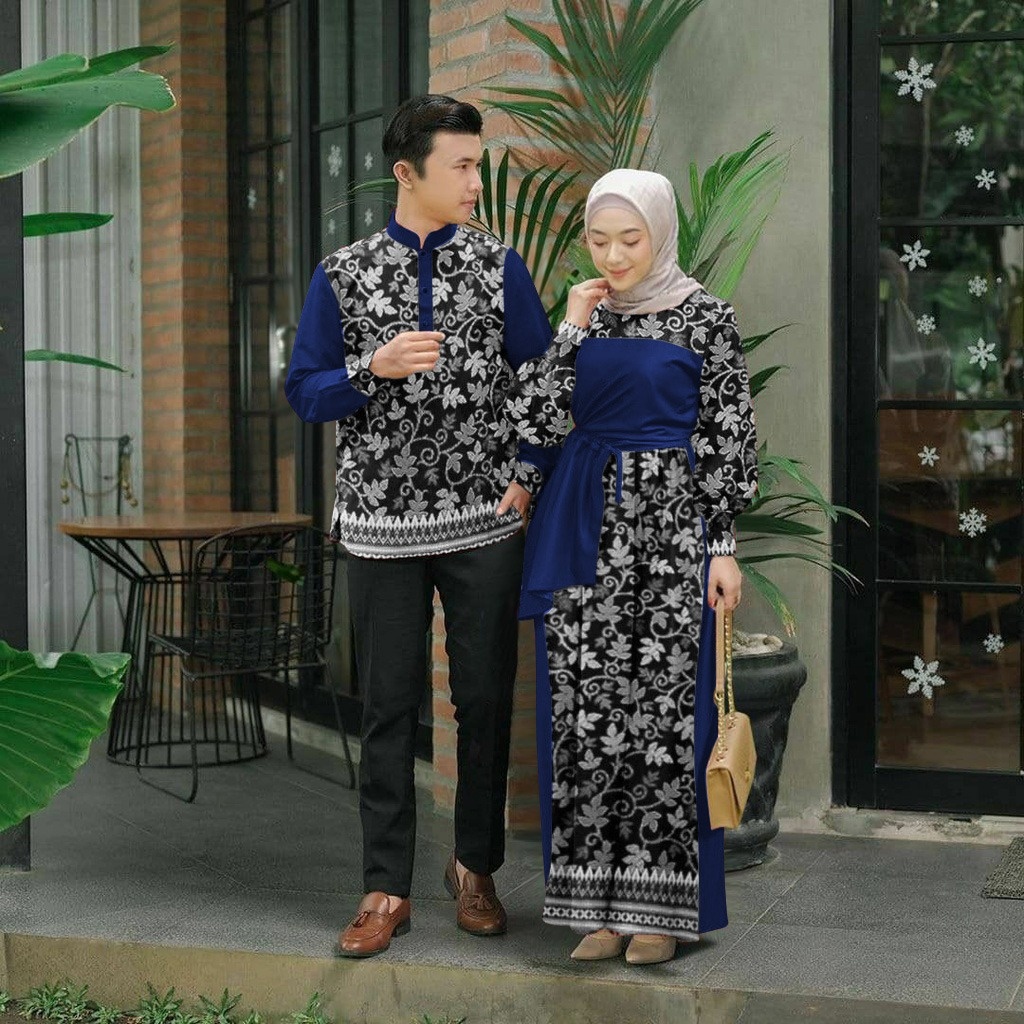 Jual Baju Couple Grey Navy Suami Istri Kekinian Modern Remaja Berhijab ...