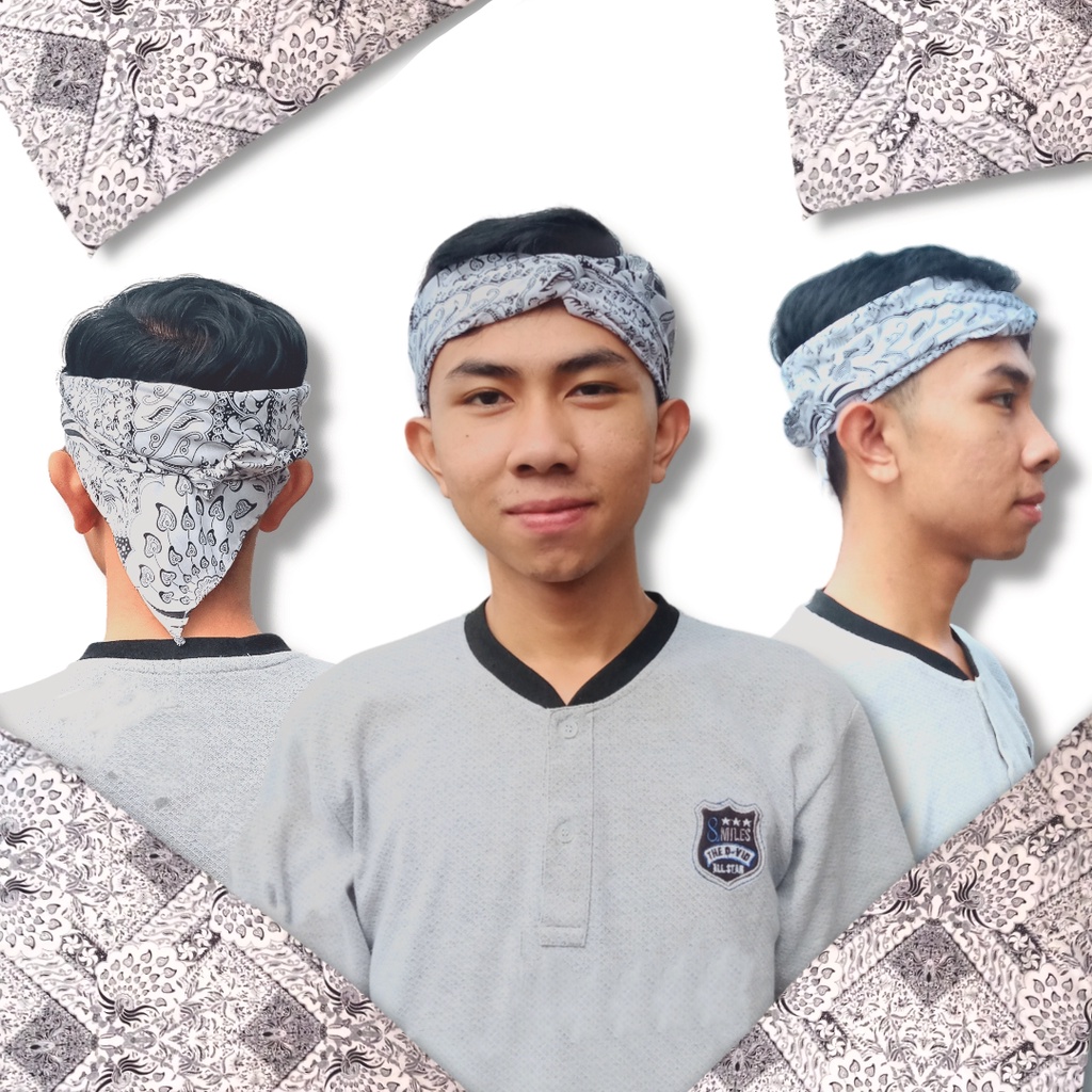 Jual Slayer Ikat Segitiga Ikat Batik Iket Batik Ikat Kepala Iket Sunda ...