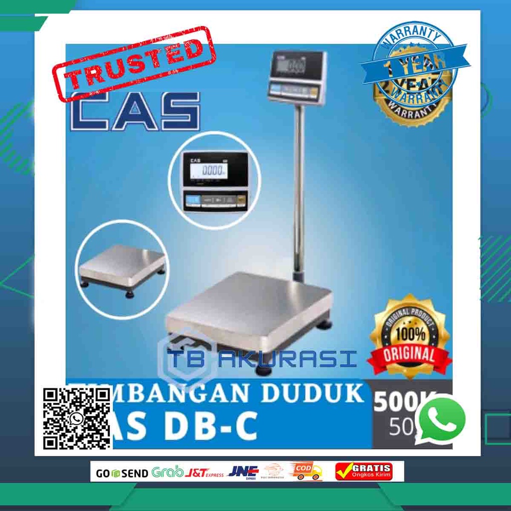 Jual TIMBANGAN DUDUK DIGITAL CAS DB-C 500KG / TIMBANGAN DIGITAL ...