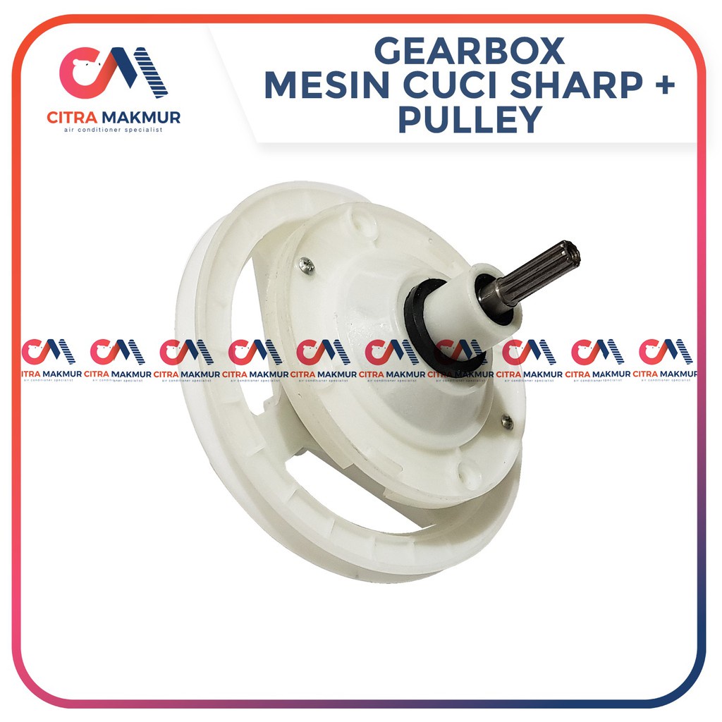 Jual Gearbox mesin cuci Sharp 2 tabung putih as 35 mm gigi 10 z gear ...