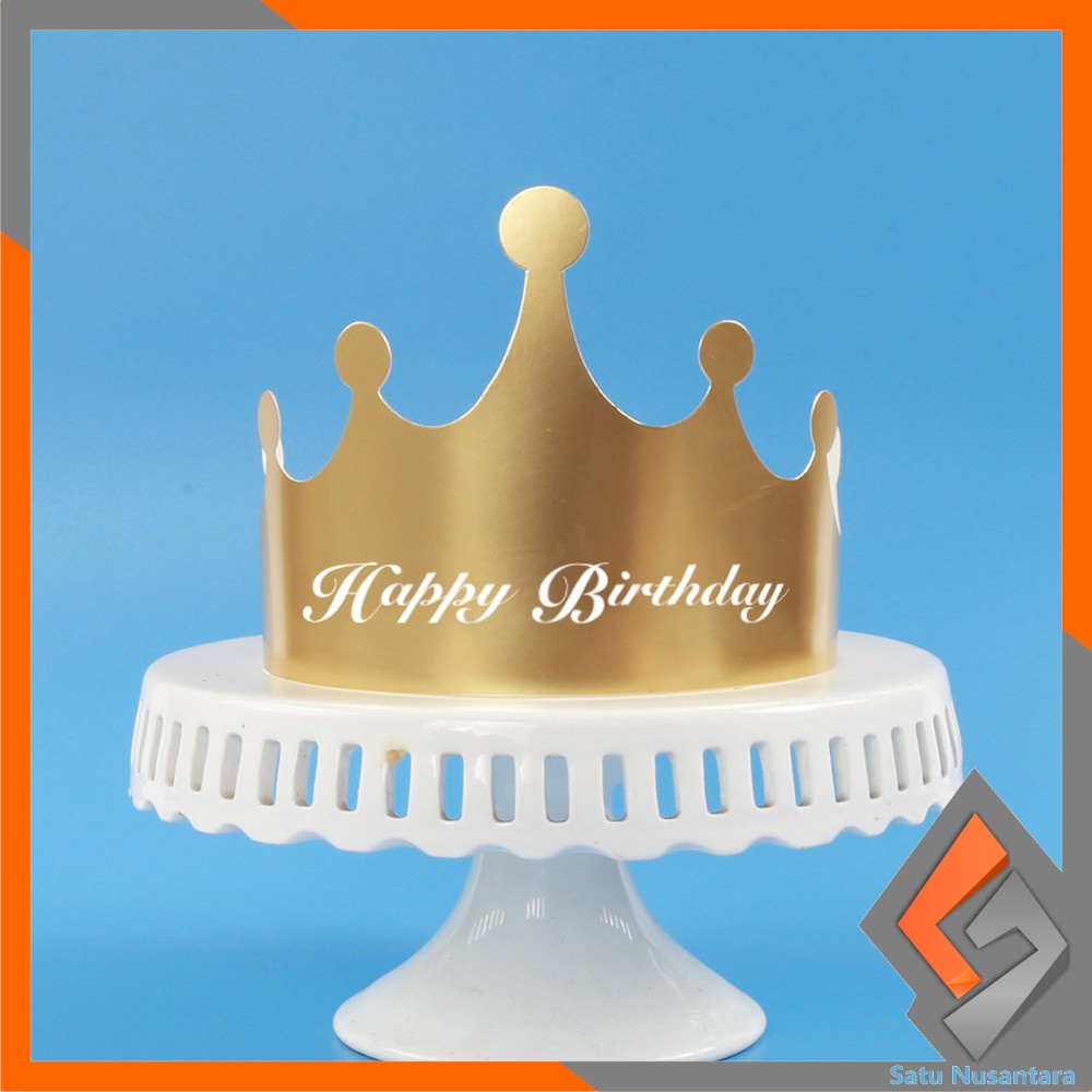Jual SN-C790 Topi Anak Ulang Tahun Kertas Bentuk Mahkota / Crown Happy ...