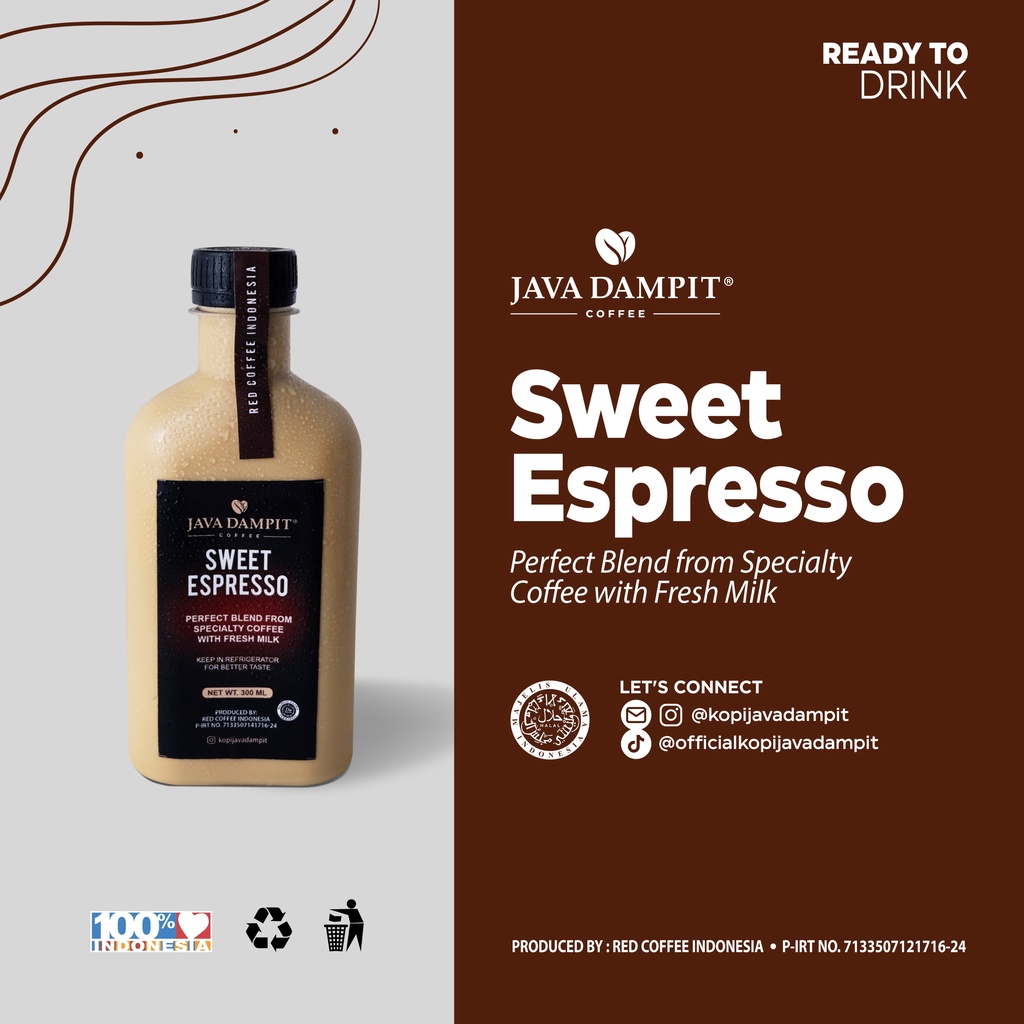 Jual SWEET ESPRESSO ICE READY TO DRINK ES KOPI SIAP MINUM KEMASAN 300 ...