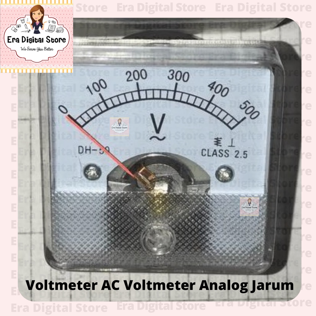 Jual Voltmeter AC Voltmeter Analog Jarum 300v 500v | Shopee Indonesia