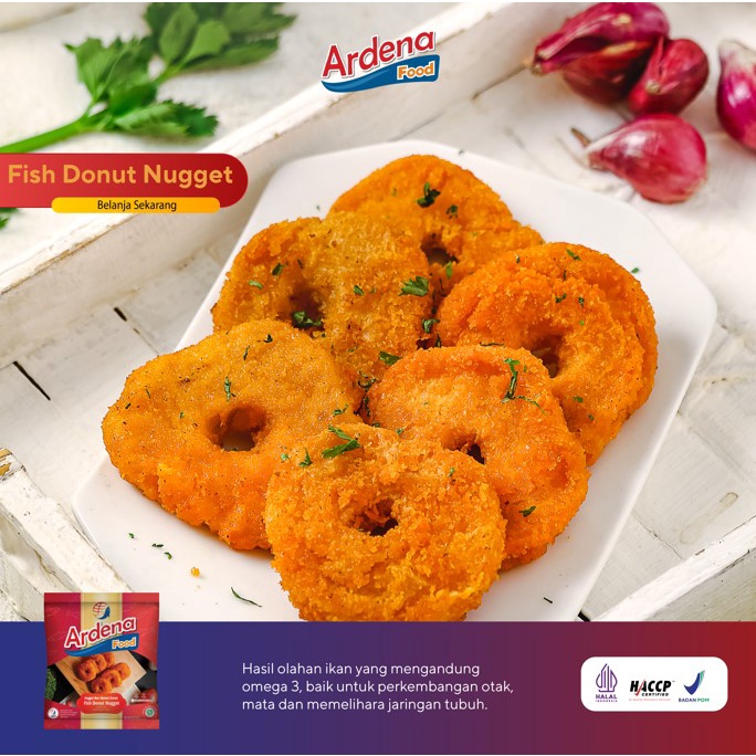 Jual Ardena Food Fish Donut Nugget 300gr | Shopee Indonesia