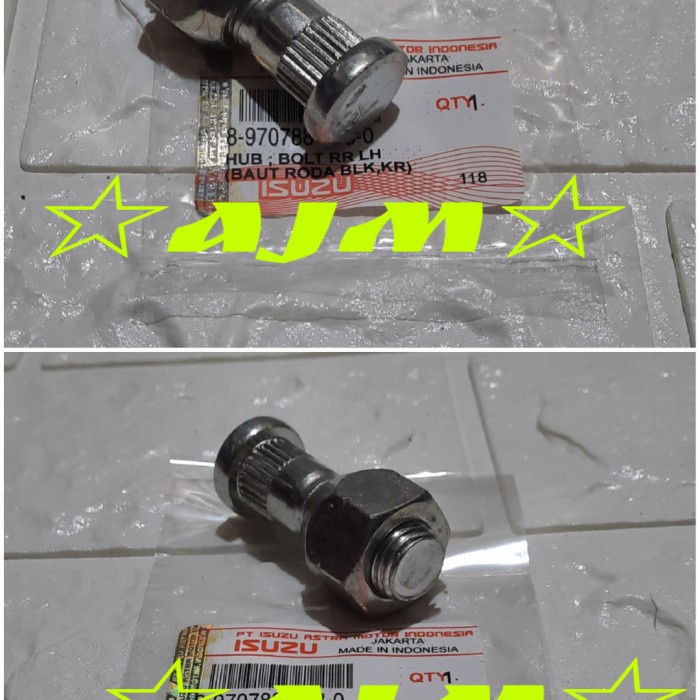 Jual Baut roda hub bolt rear belakang elef elf NHR55 NHR55 Euro kiri LH ...