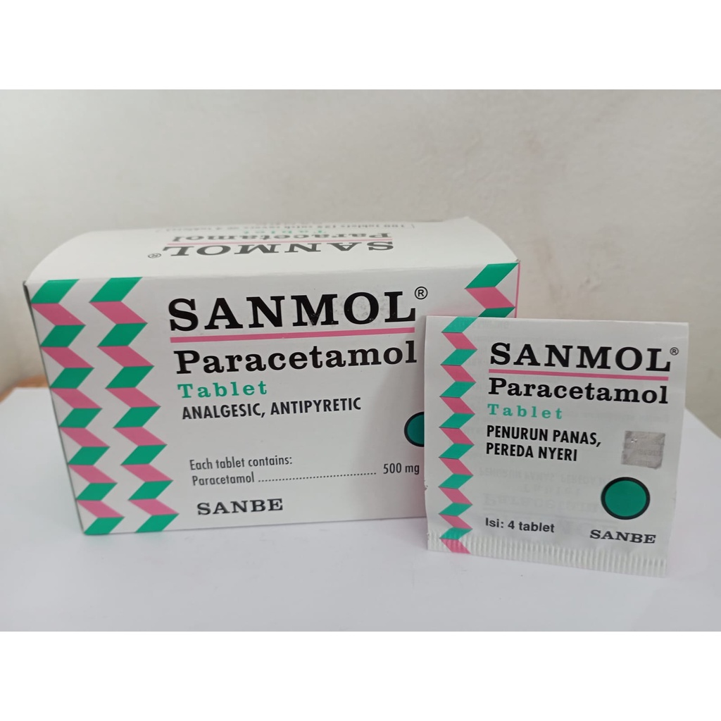Jual SANMOL 500MG 1 STRIP ISI 4 TABLET | Shopee Indonesia