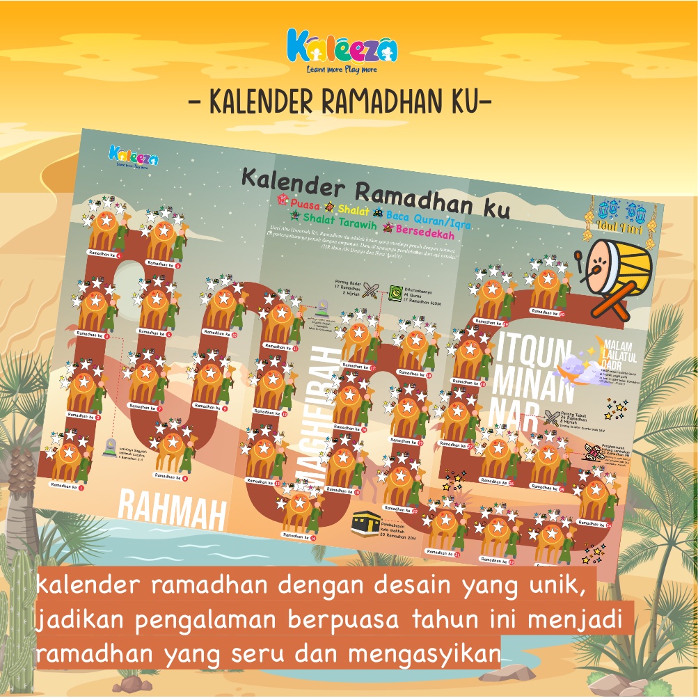 Jual Kalender Ramadhan Tracker Puasa Planner Bonus Sticker | Shopee ...