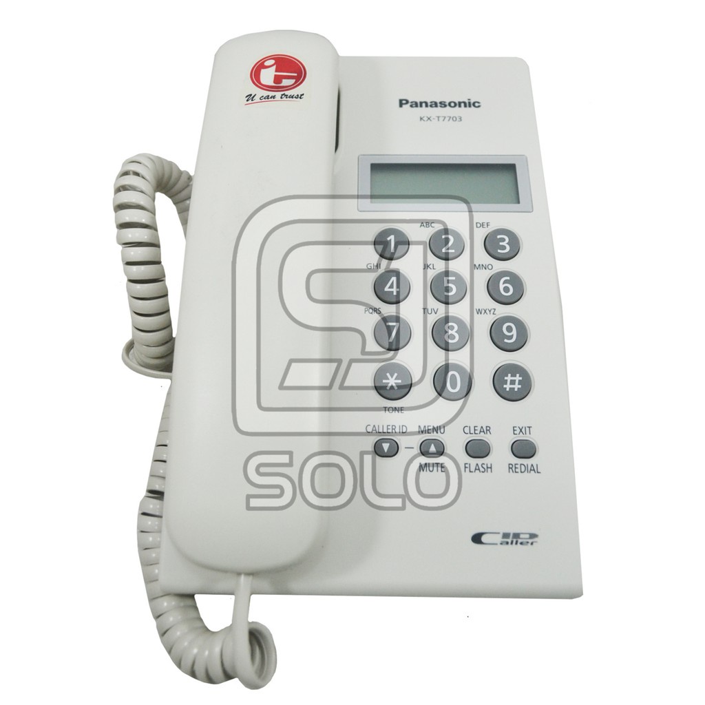 Jual Telepon Rumah Telp Telpon Telephone Panasonic TS 7703 X | Shopee ...