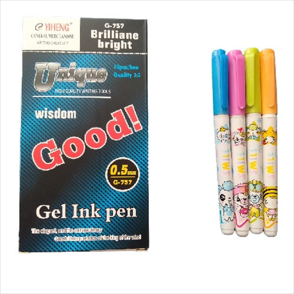 Jual [DAVIS] Gel Pen Smile G-757 (12pcs) | Shopee Indonesia