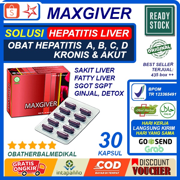 Jual Obat Hepatitis ABC Kronis Akut Paling Ampuh Sembuh Total Maxgiver ...