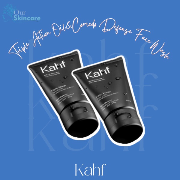 Jual Kahf Triple Action Oil and Comedo Defense Face Wash 100 ml Twin ...