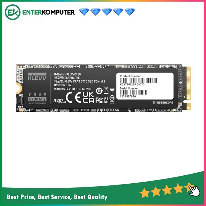 Jual KLEVV SSD CRAS C730 512GB M.2 2280 NVMe PCle Gen3 x4 / SSD M.2 ...