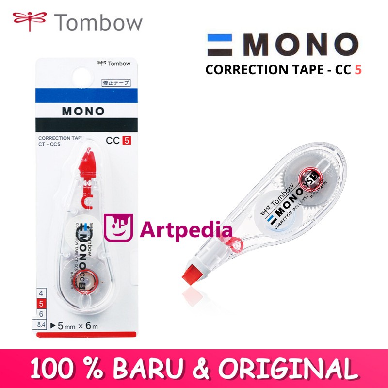 Jual Tombow Mono Correction Tape CC 5 5mm x 6m / Tip-X | Shopee Indonesia