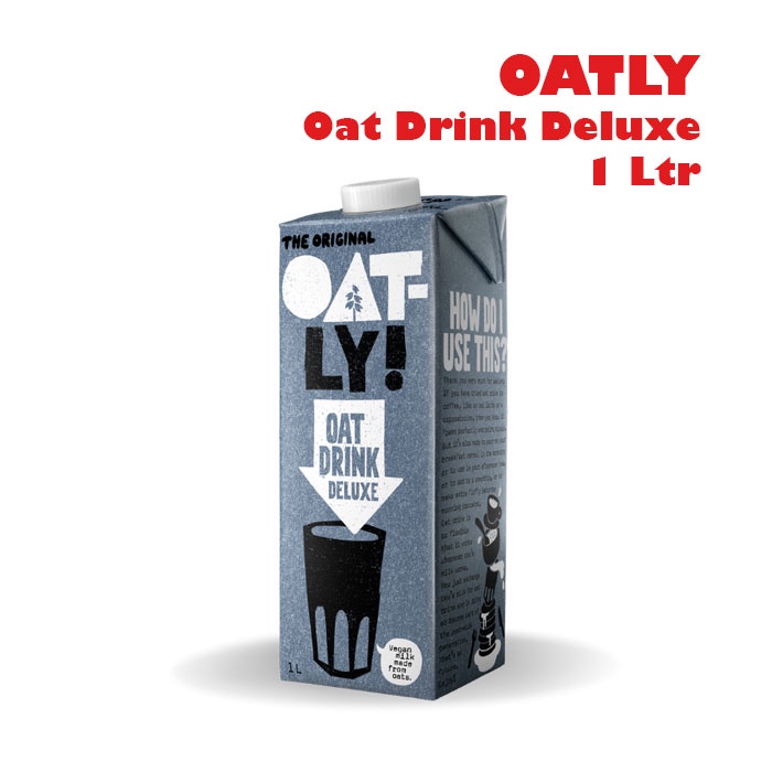 Jual OATLY Oat Drink Deluxe Susu Gandum 1 Ltr | Shopee Indonesia