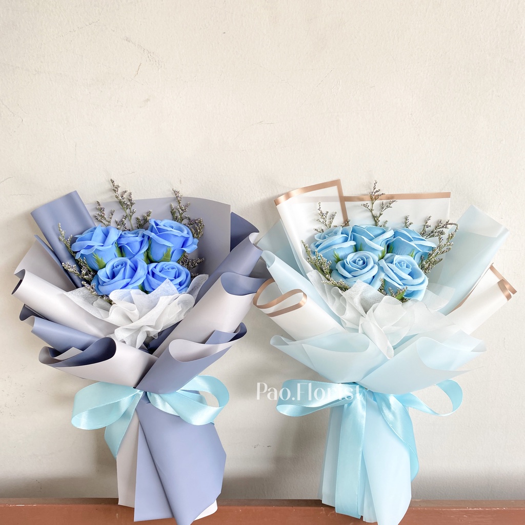 Jual PAO FLORIST 5 Tangkai Bunga Sabun Buket Bunga Sabun / Soap Flower ...