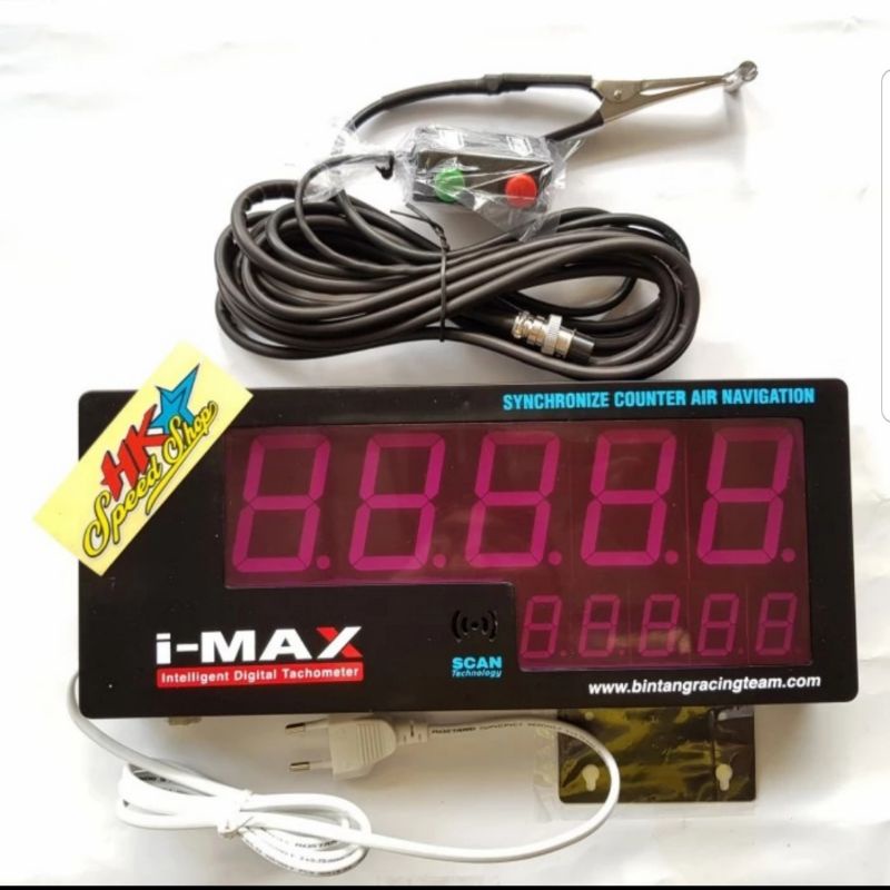 Jual TACHOMETER IMAX DIGITAL BRT RPM METER MOTOR MOBIL KARBURATOR ...