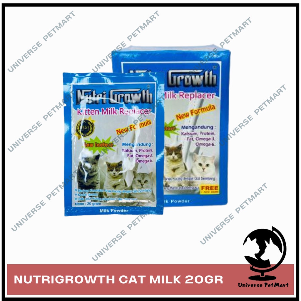 Jual Susu Anak Kucing / Nutrigrowth Cat Milk Kitten 20gr (Per Pcs ...