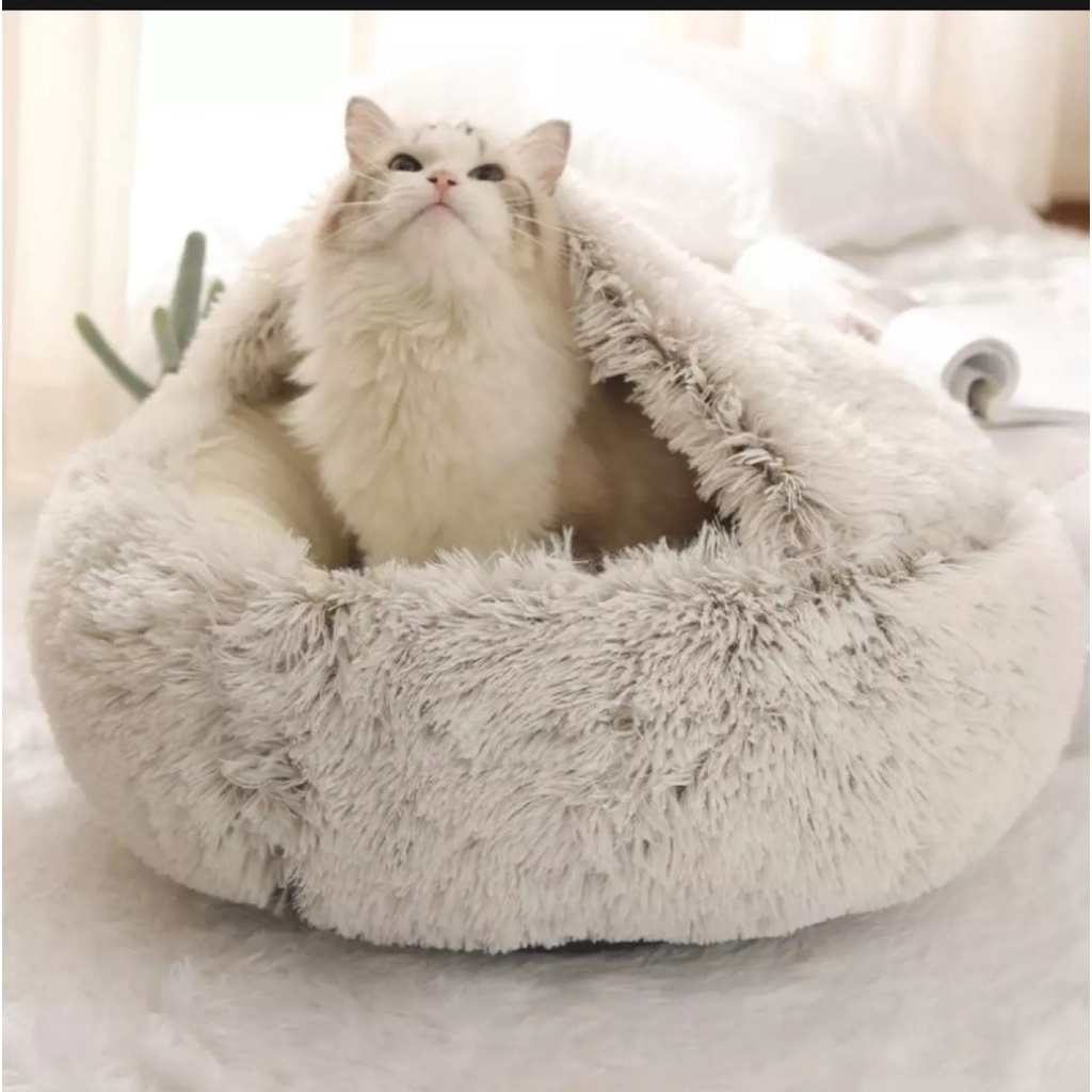 Jual Tempat Tidur Kucing Hangat Murah Besar/Kasur Kucing Bulu Empuk Dan ...