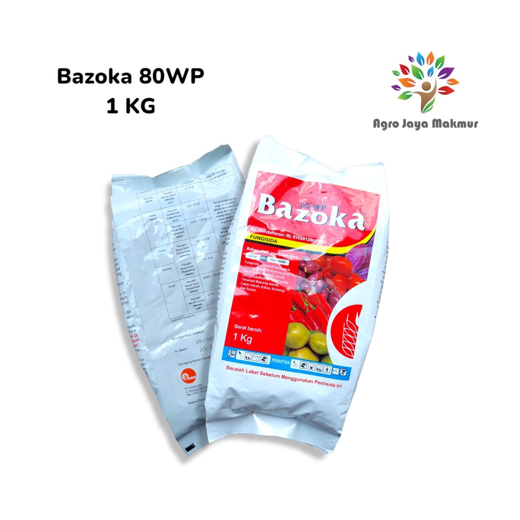 Jual BAZOKA 80 WP isi 1Kg/Fungisida kontak/mankozeb 80%/pengendalian ...