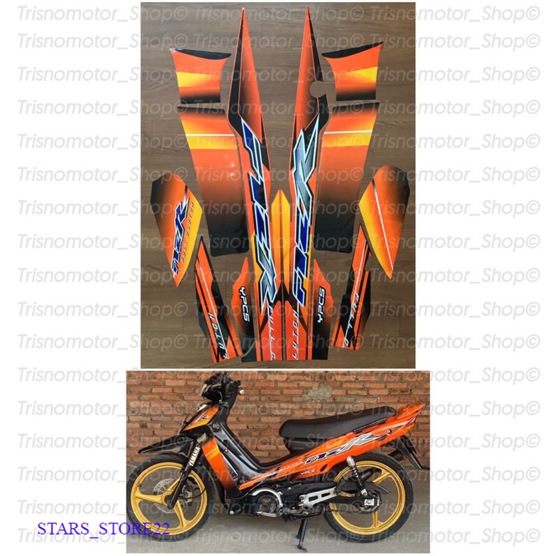 Jual (ORI) Striping stiker sticker lis list Yamaha Fiz R f1z r 03 2003 ...